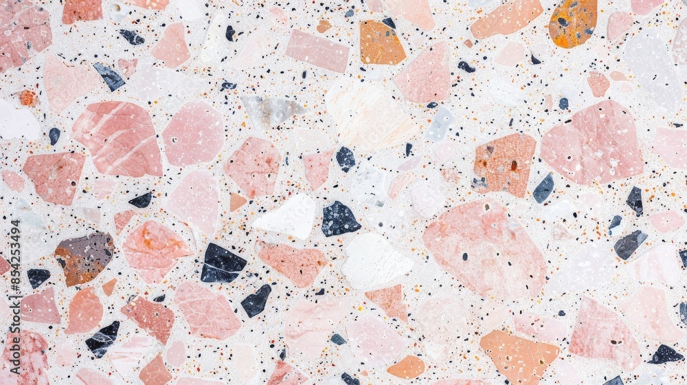 Pale pink terrazzo floor texture background , texture, terrazzo ...