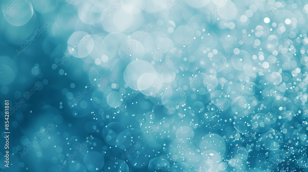 Beautiful abstract blue bokeh background with copy space texture large ...