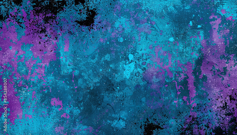 Grunge neon scratched blue pink texture background wallpaper. Rough ...