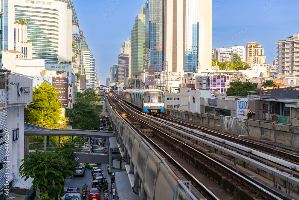 Saturday 16 June 2024 BKK BTS Bangkok Mass Transit System Sky train ...