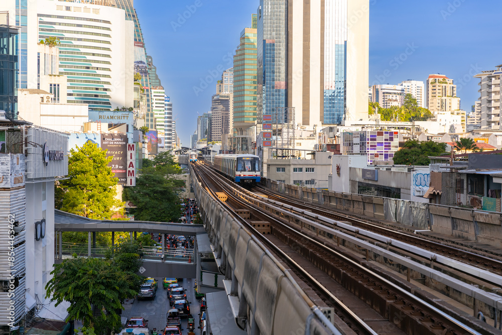 Saturday 16 June 2024 BKK BTS Bangkok Mass Transit System Sky train ...