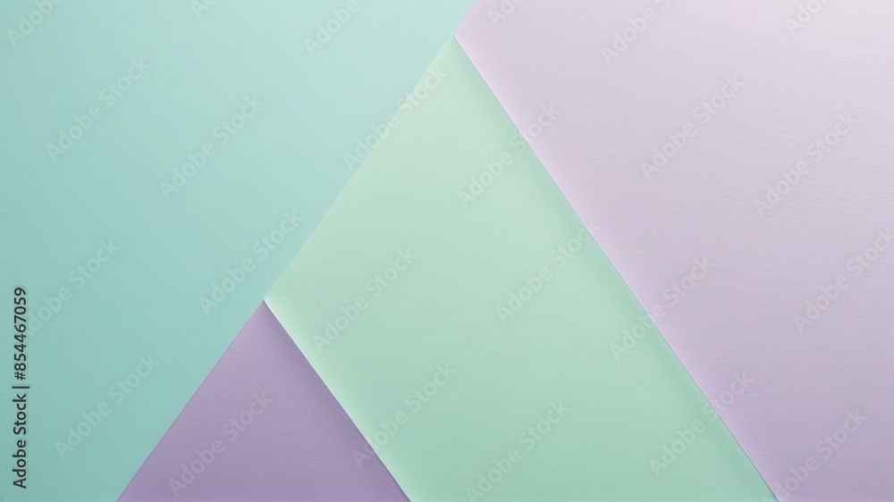 A minimalist background with a subtle mint green and lavender color ...