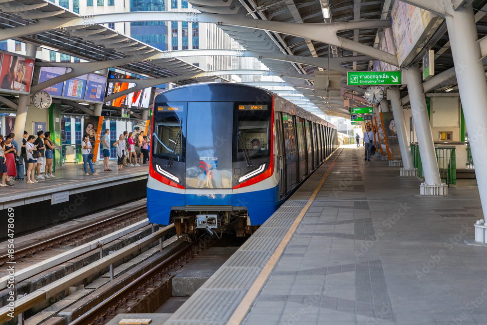 Saturday 16 June 2024 BKK BTS Bangkok Mass Transit System Sky train ...