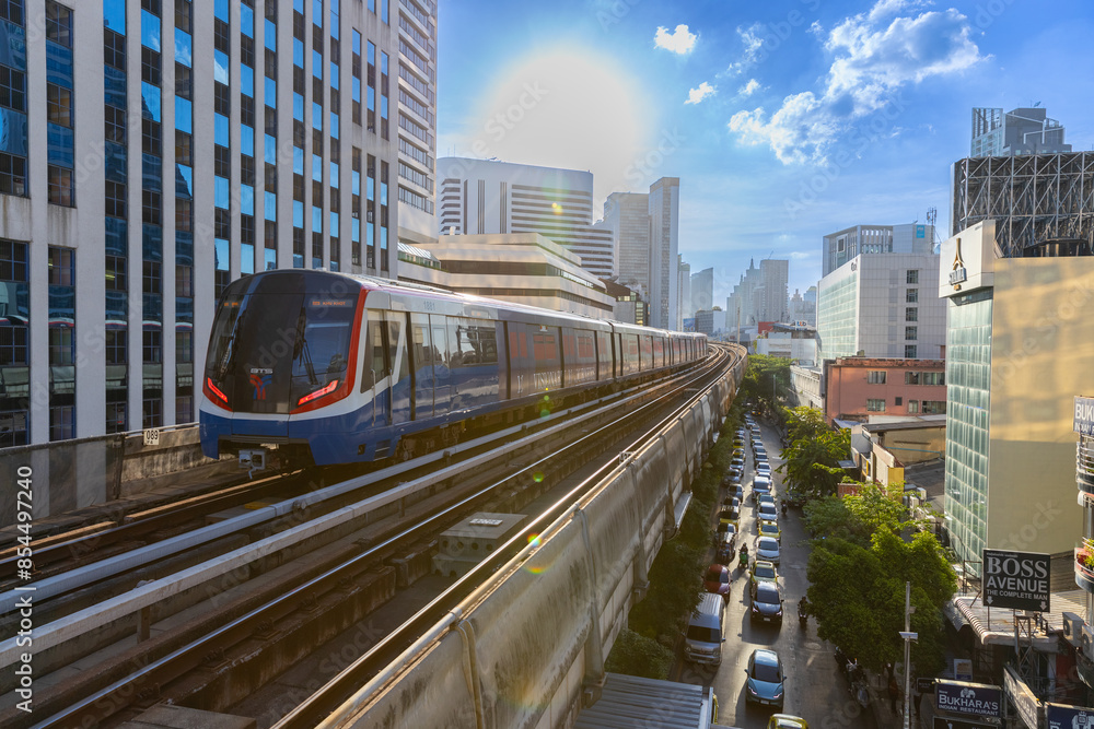 Saturday 16 June 2024 BKK BTS Bangkok Mass Transit System Sky train ...
