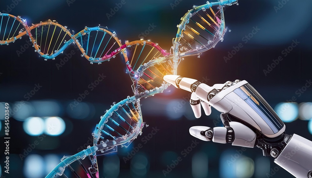 Nanotechnology images, Digital DNA structure wallpaper, nanotechnology ...