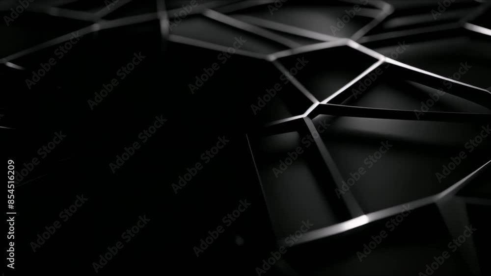 ADHDinspired 2D animation with shifting geometric patterns symbolizing ...