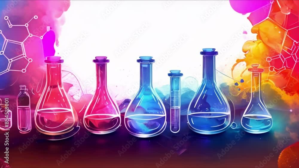 Cartoon doodles of lab safety signs promoting responsible work ...