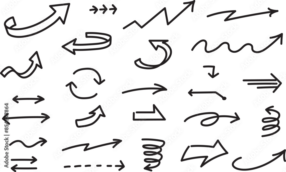 矢印の絵記号セット Stock Vector | Adobe Stock