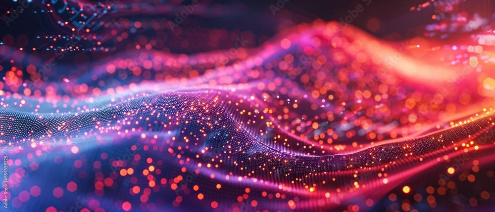 Dynamic Neural Waves: High-Resolution Illustration of Luminescent ...