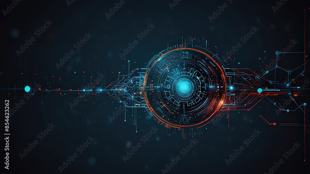 Futuristic Tech Wallpaper | Digital Circuit Design | 4K Sci-Fi ...
