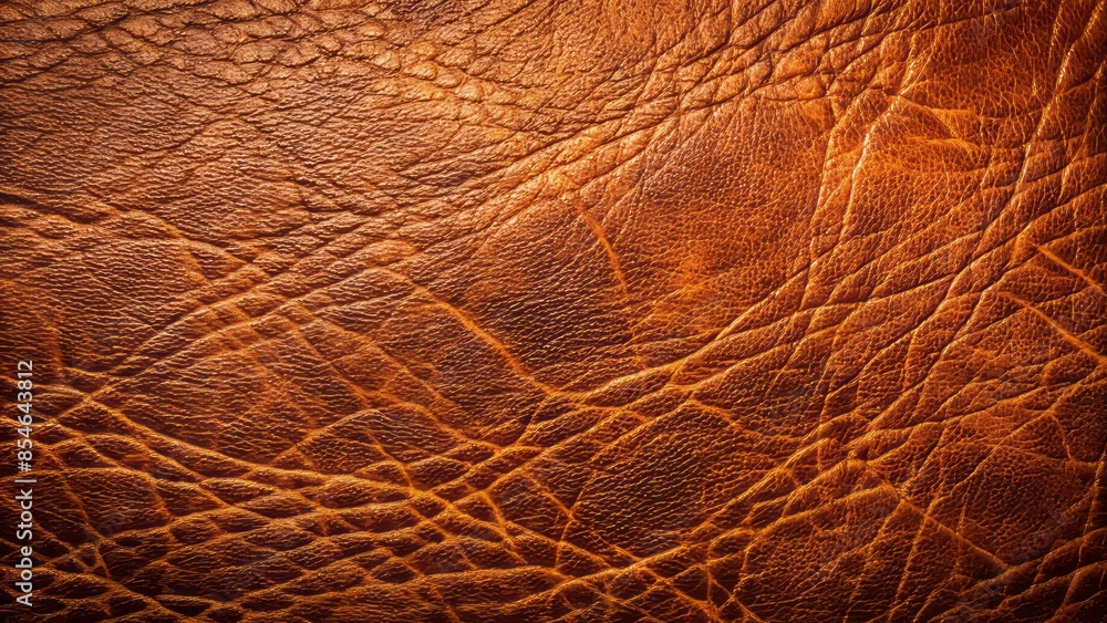 Rich, supple leather texture with intricate grain patterns and subtle ...