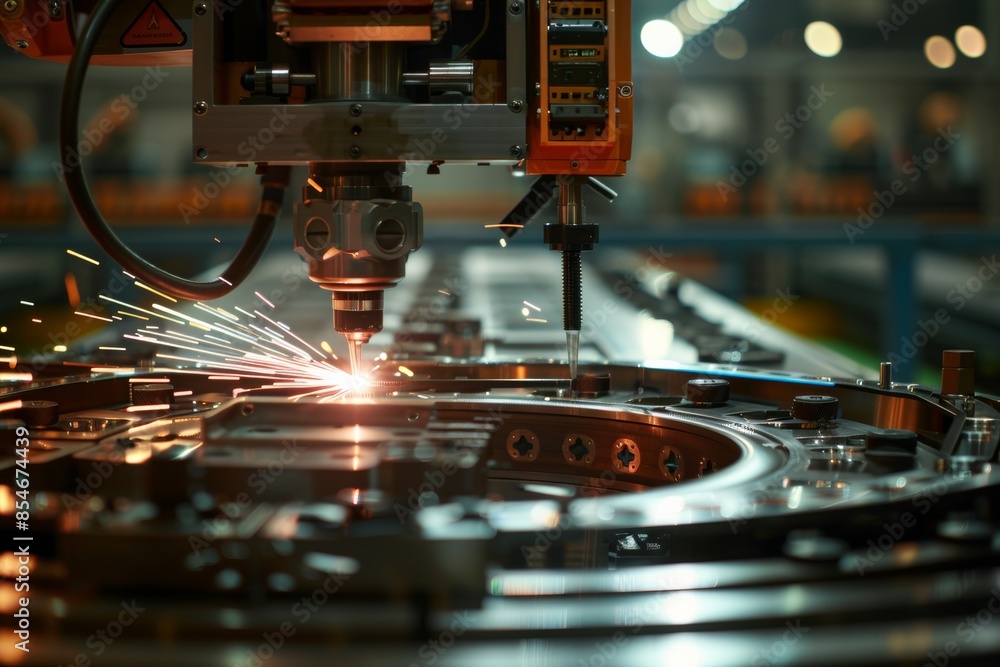 High-speed robotic welding machines fabricating metal frames for ...