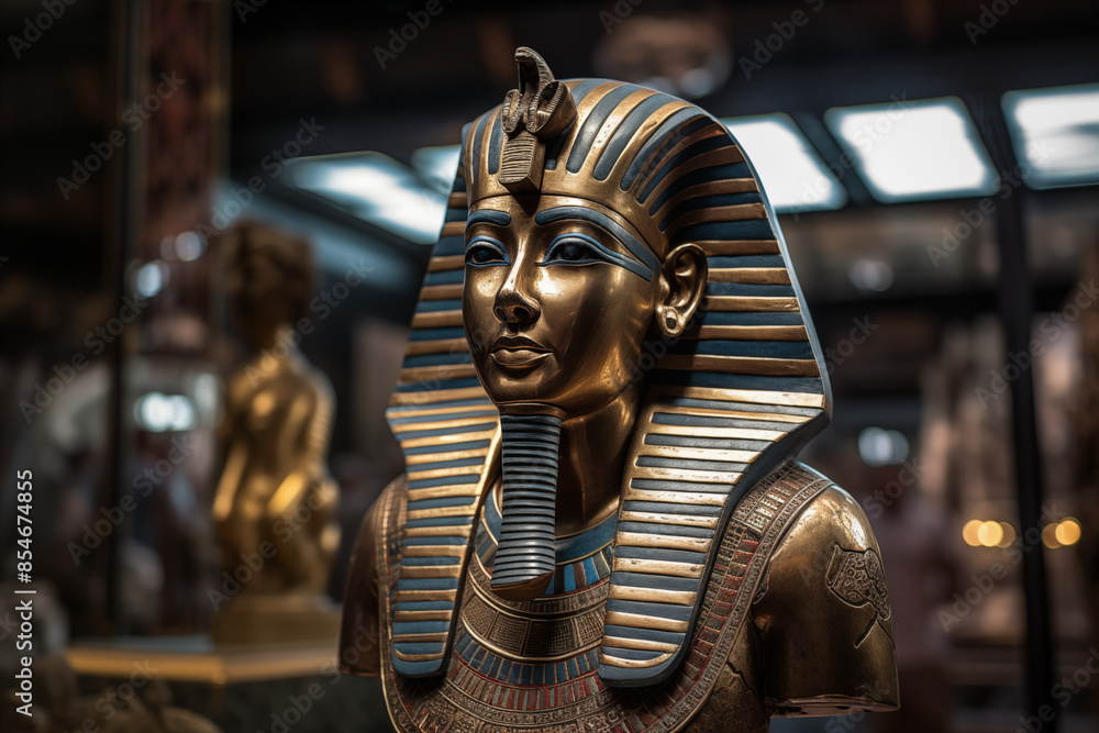 Bust of Pharaoh Ramses 2 Ancient Egypt. Egyptian civilization. Topics ...