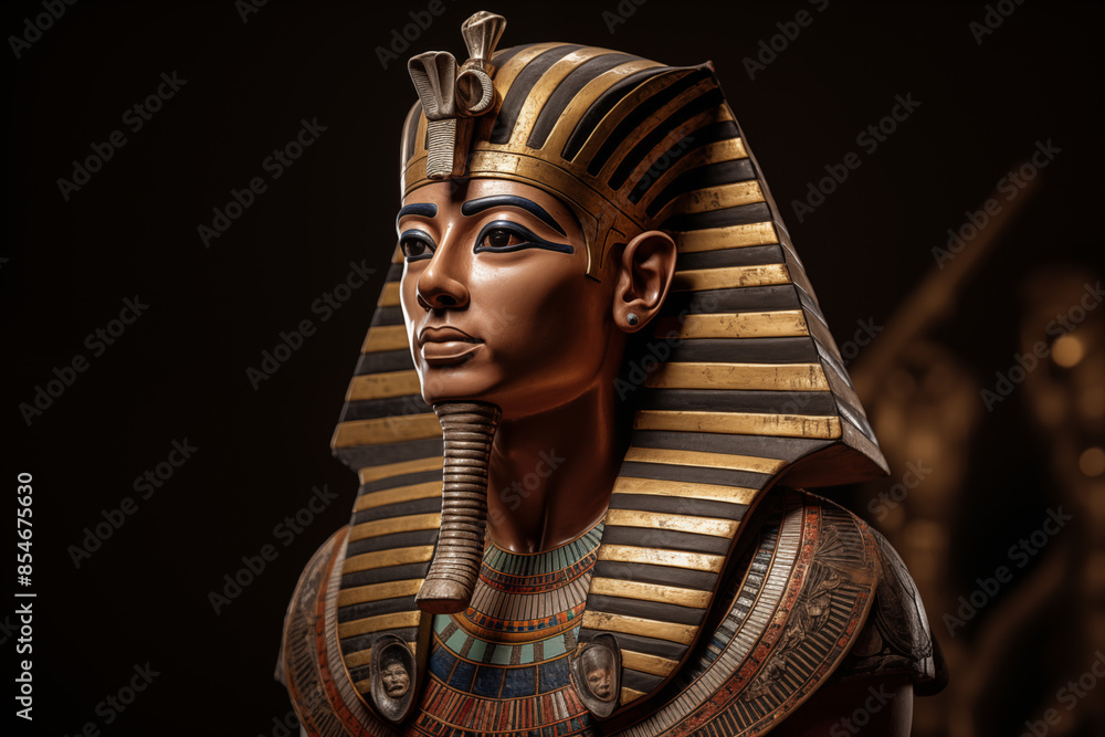 Bust of Pharaoh Ramses 2 Ancient Egypt. Egyptian civilization. Topics ...