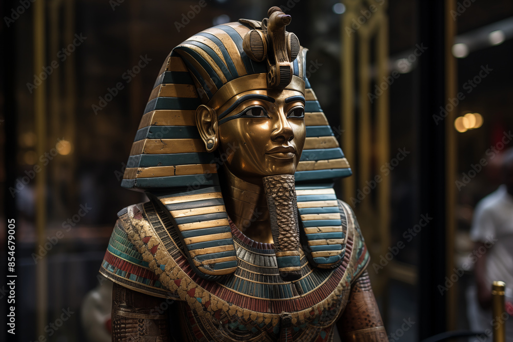 Bust of Pharaoh Ramses 2 Ancient Egypt. Egyptian civilization. Topics ...