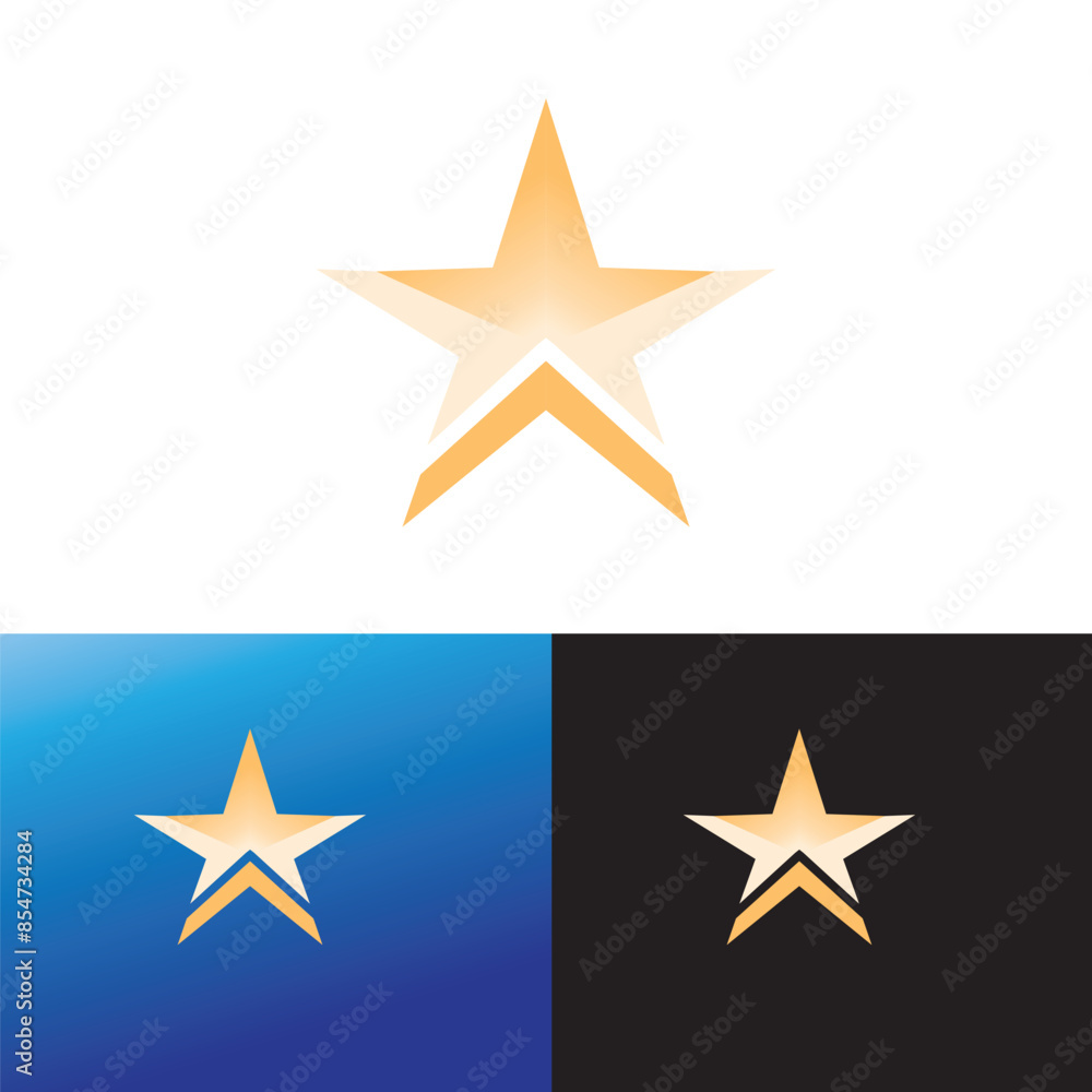 star logo vector, s star logo, north star logo, gold star logo, star ...