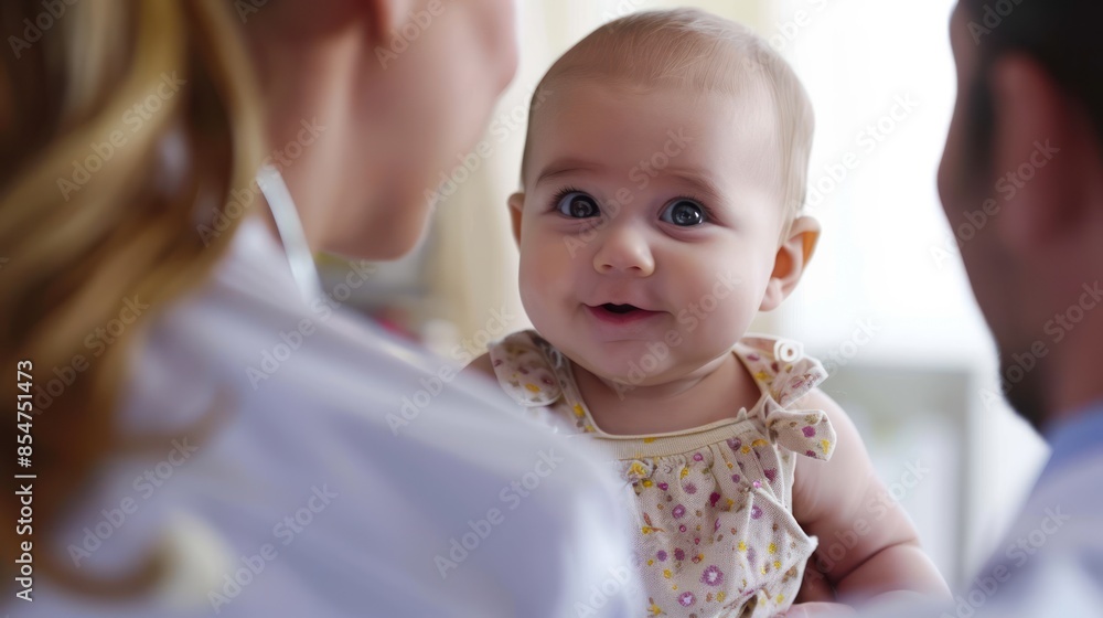 Pediatric Wellness Check: Photograph the moment of a pediatric wellness ...