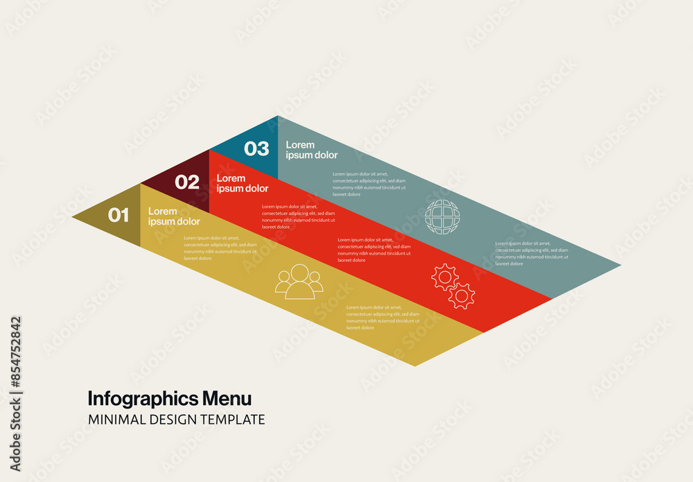 Infographics Menu Minimal Design Template Stock Template | Adobe Stock