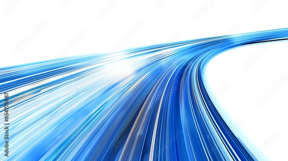 Abstract blue swoosh background representing motion and speed, ideal ...