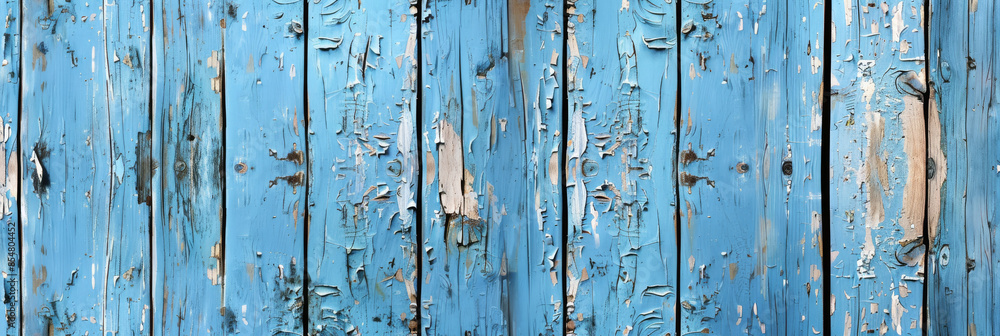 Distressed blue wood background with peeling paint and weathered ...