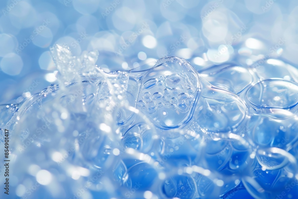 Experience the satisfaction of air pockets popping in this close-up ...