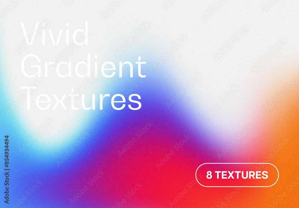 Colorful Gradient Shapes Backgrounds Mockup Stock Template | Adobe Stock