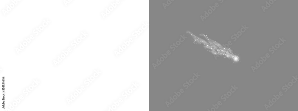 Moon, star, stars, sparkles, falling star, isolated on transparent ...