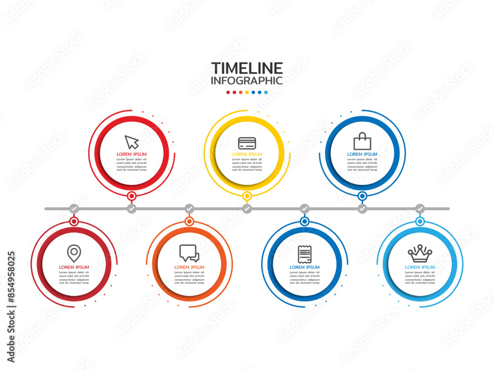 Timeline infographic, presentation business infographic timeline ...