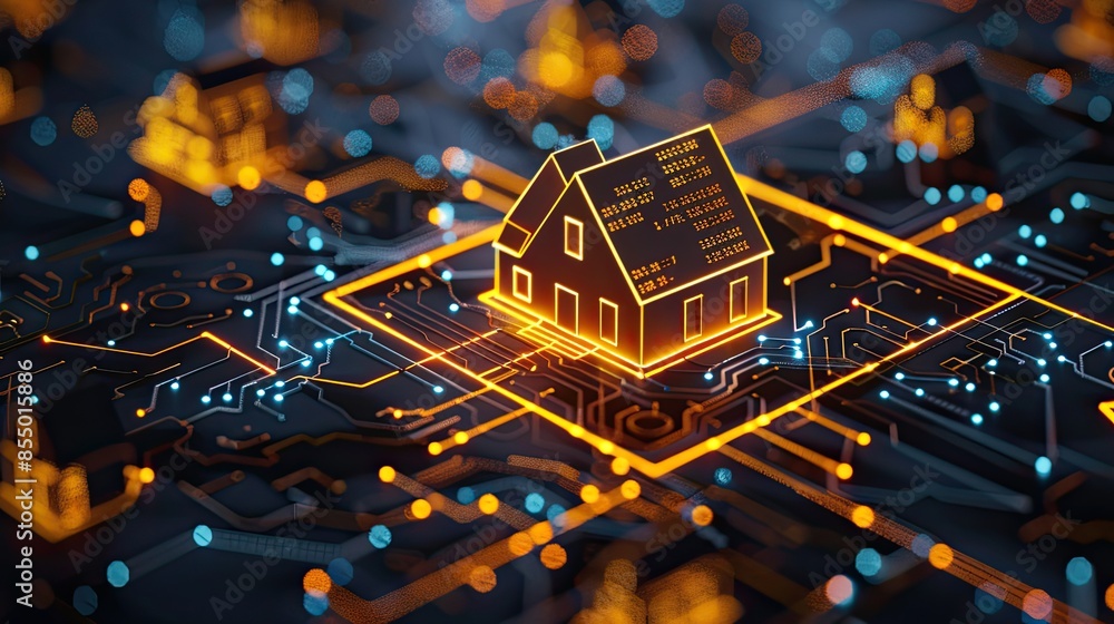 Detailed 3D Outline Icon of Property Management Systems: Essential for ...