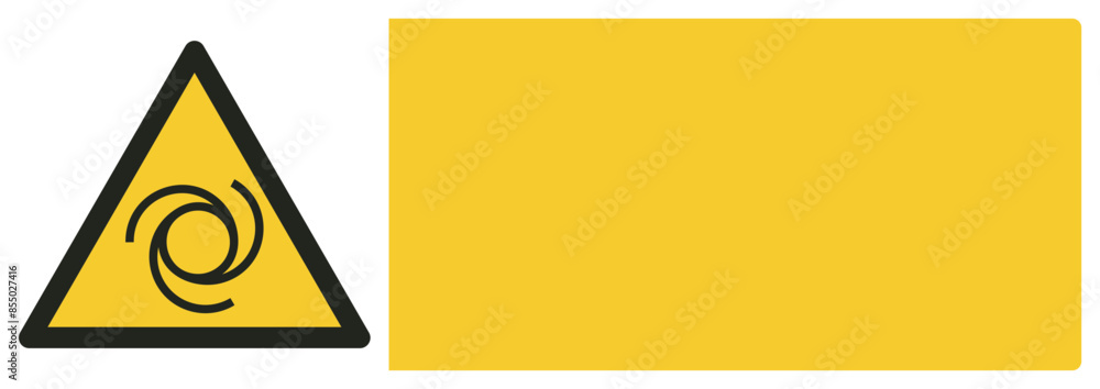 ISO warning safety signs_warning ; automatic start-up your custom ...
