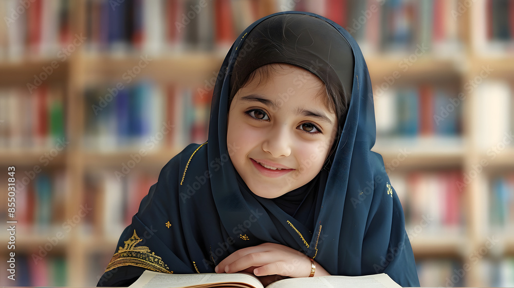 Adorable smiling Pakistani Muslim girl with beautiful eyes wearing ...
