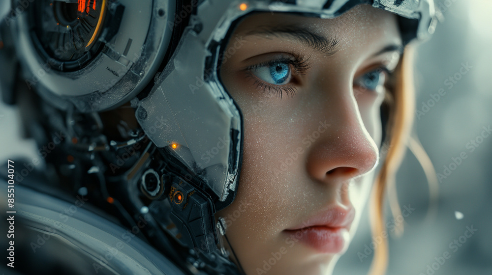 Imagine about the highest technology of humanity and a half of human ...