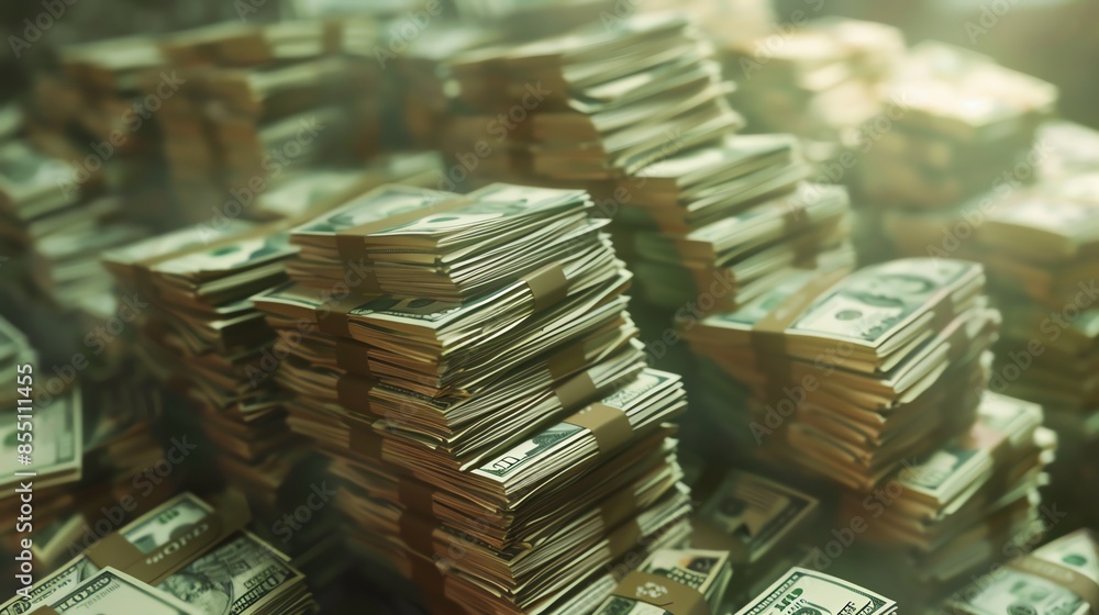 Detailed money stacks with dynamic poses and action lines, perfect for ...