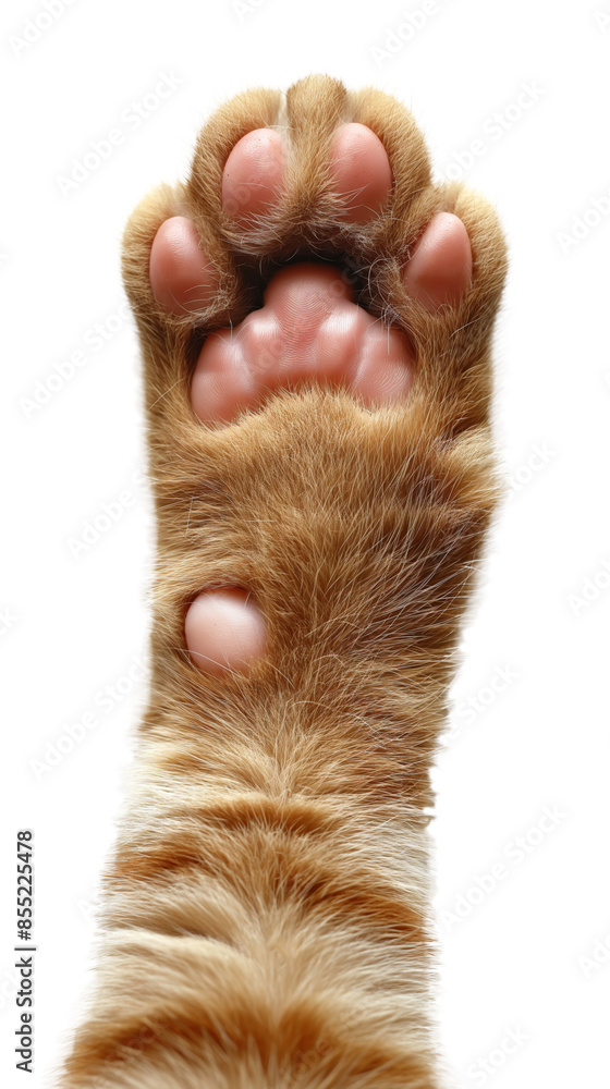 cute ginger cat paw , orange tabby cat hand, kitten leg , PNG ...