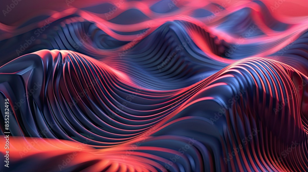 abstract keyvisual 3D render for adobe stock behance instagram trend ...