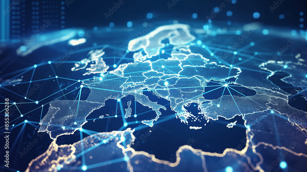 Witness the seamless integration of communication technology in Europe ...