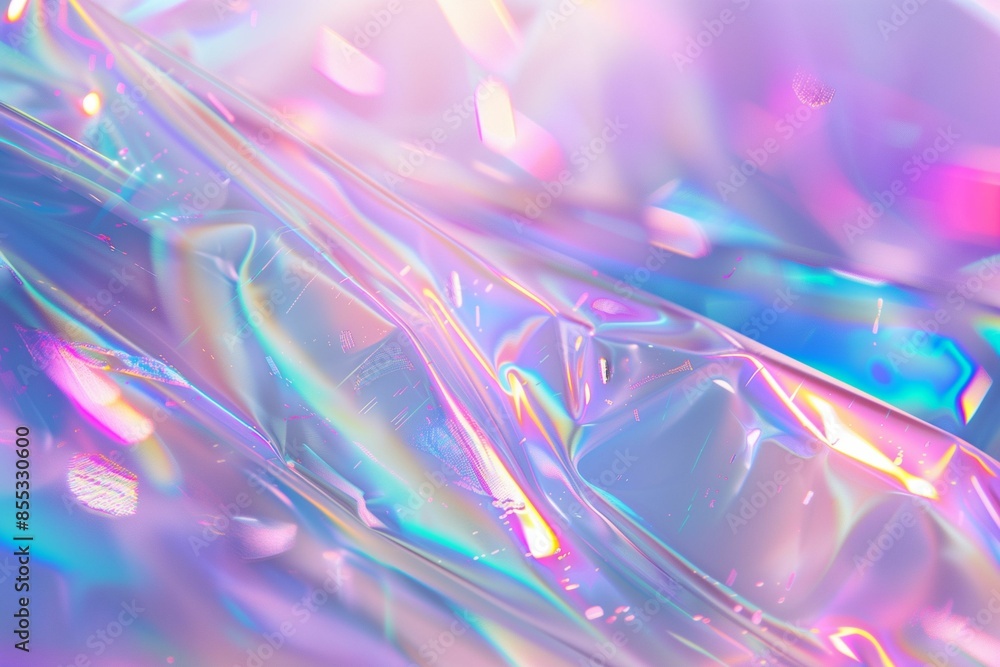 Holographic Background. Modern Fluid. Digital Paper. Pearlescent ...