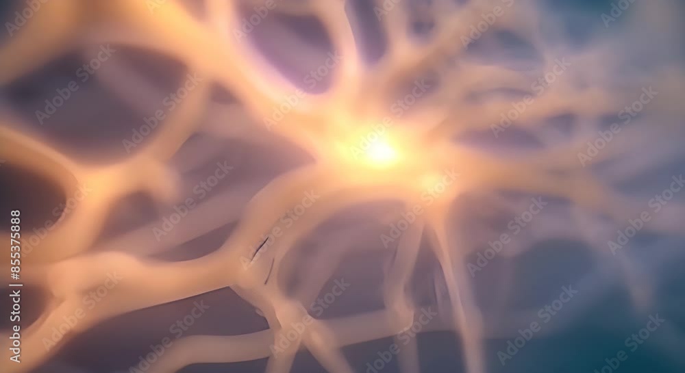 Brain Neurons Synaptic Pathways Influence Cognitive Functions And Nerve Signals In The Cortex