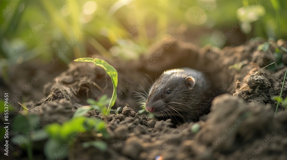 Mole animal ecology stock photos These images provide valuable insights ...