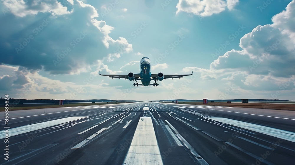 2024 begins plane takeoff travel in the new year vacations plane taking ...