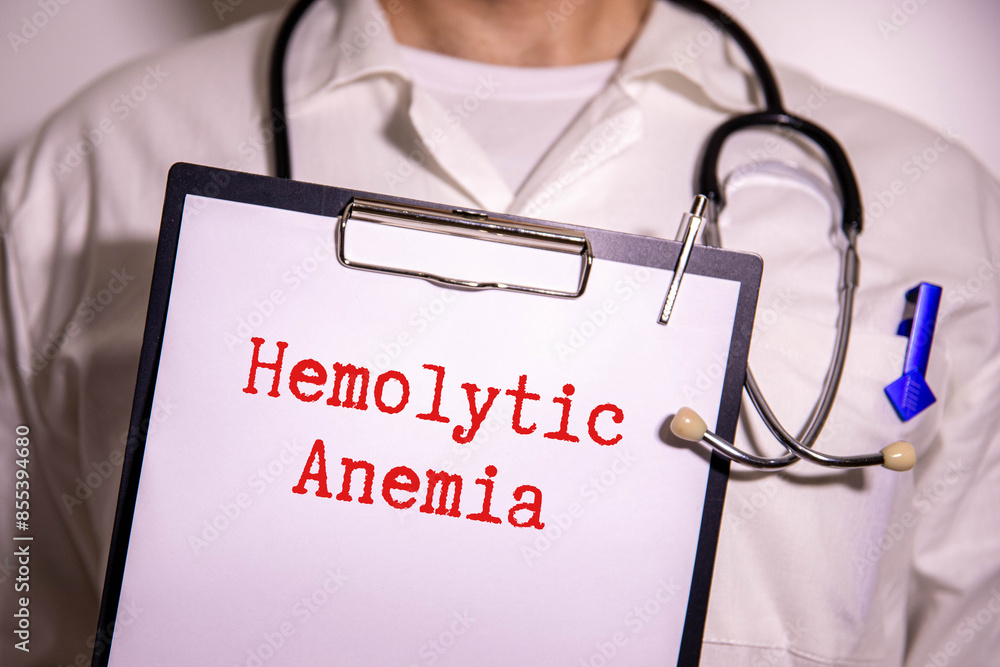 pills, capsules and puzzles with the inscription - Hemolytic anemia ...