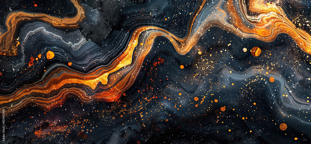 texture of luxury unique universe themed marble with bright colors ...