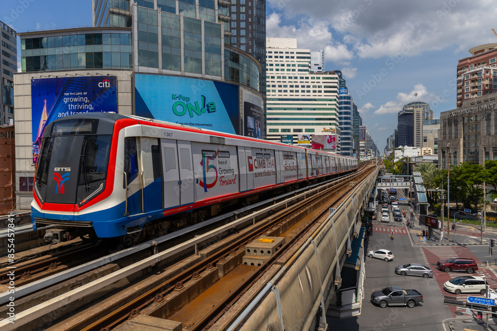 Saturday 16 June 2024 BKK BTS Bangkok Mass Transit System Sky train ...