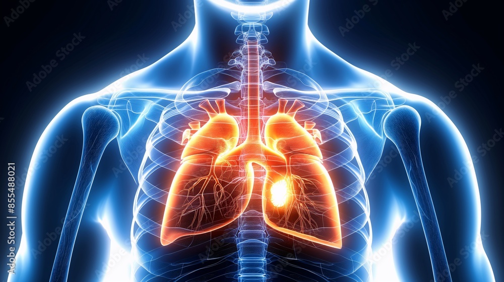 Chest X-ray with heart enlargement showing an enlarged cardiac ...
