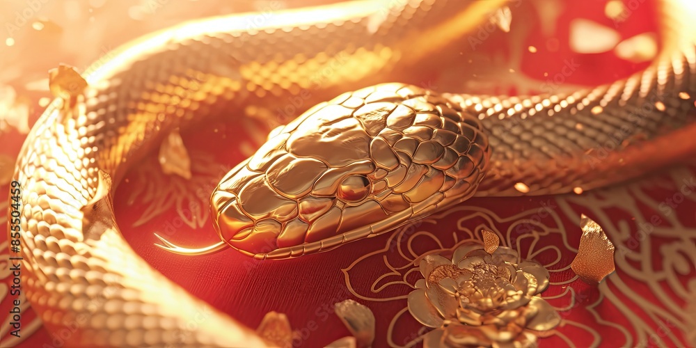 Happy New Year of the Snake according to the Chinese calendar 2025 year ...