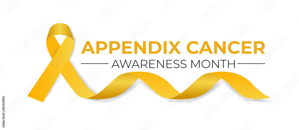 Appendix Cancer Awareness Month background template. Holiday concept ...