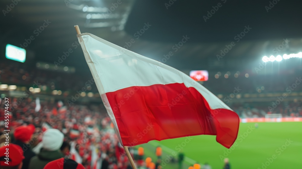 Excited Poland Fans Cheering at Sunset Football Game - EM European ...