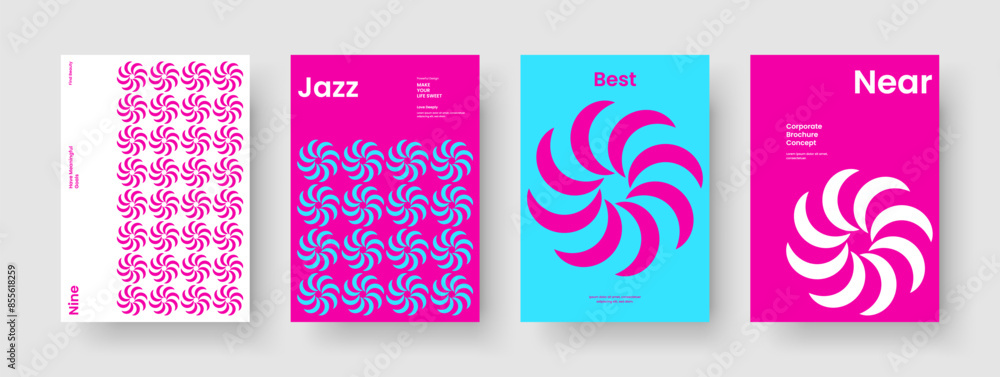 Creative Report Template. Modern Poster Design. Isolated Banner Layout ...