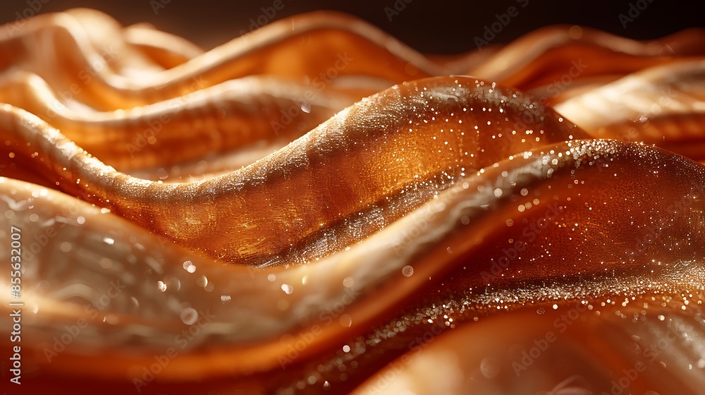 A detailed image of shimmering gold infinity symbols on a luxurious ...