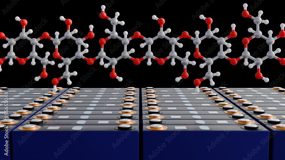 3d rendering of prismatic battery, rectangular lithium ion phosphate ...
